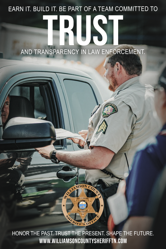 Earn it. Build it. Trust is the foundation of everything we do at WCSO ...