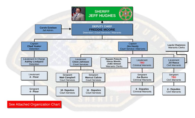 Organizational Chart - Williamson County Sheriff’s Office