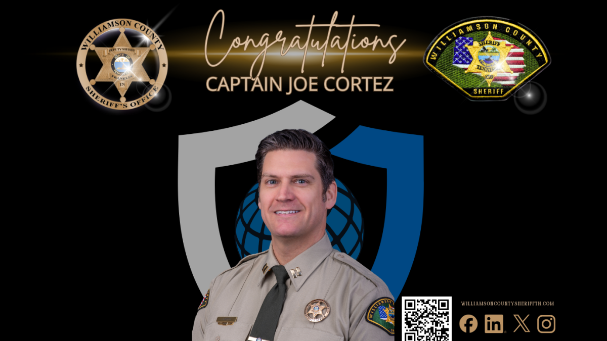 WCSO Director of Training Captain Joe Cortez Appointed to IACP ...